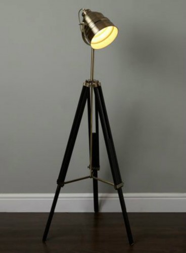 Lightning Tripod: Industrial Floor Lamp | Unique Blog