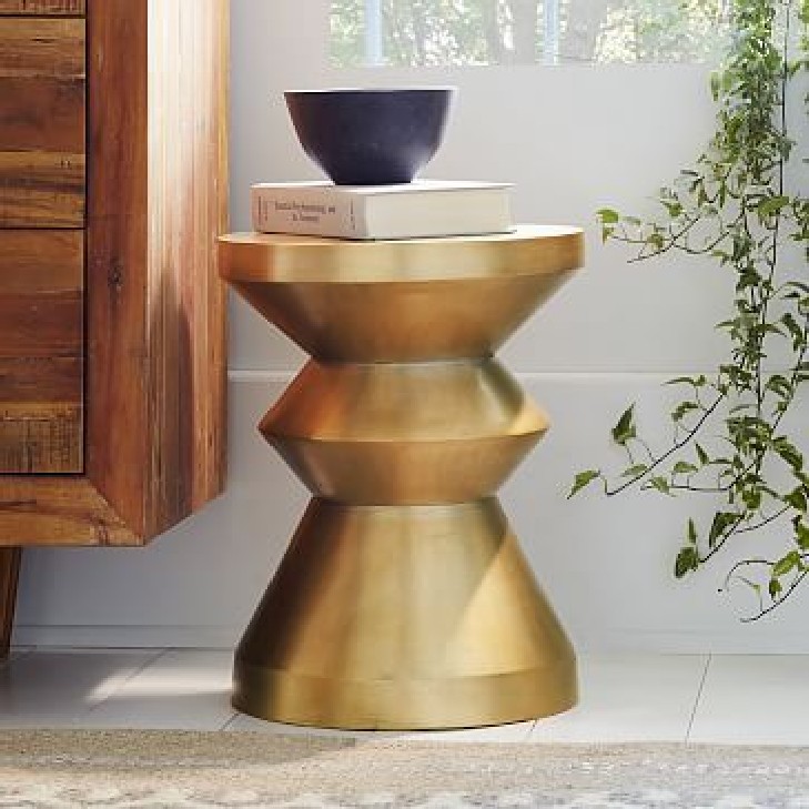 10 brass side tables for a mid century modern living room | Unique Blog