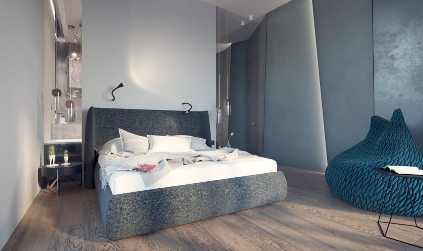 Moscow Modern Apartment with Copper Details and Mid-Century Lamps ...