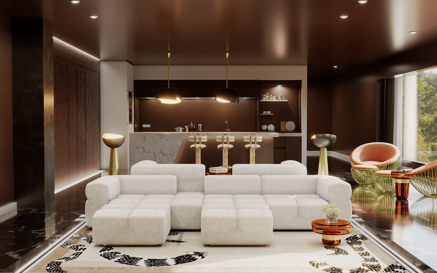 Modern Open-Plan Living Space That Will Make You Want to Move | Paris ...